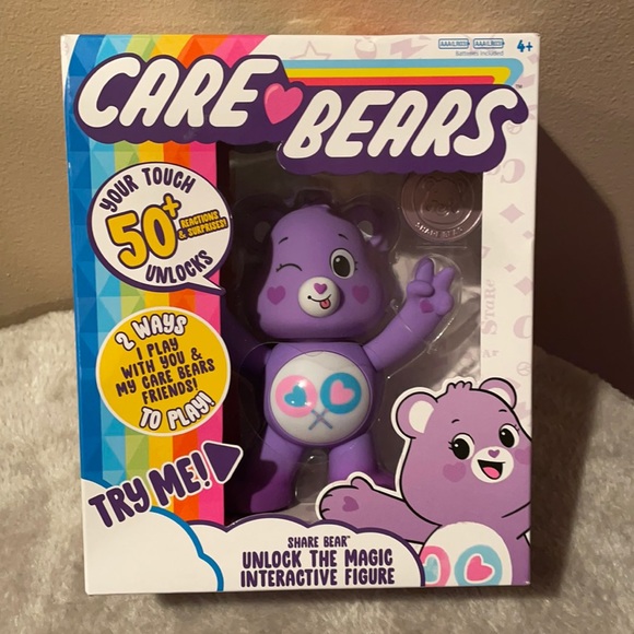 Care Bears | Toys | Care Bears Share Bear Interactive Figure Nwt | Poshmark